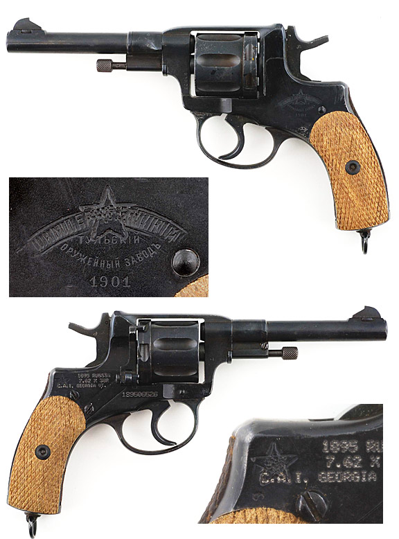 RUSSIAN NAGANT REVOLVERS from a very good collection